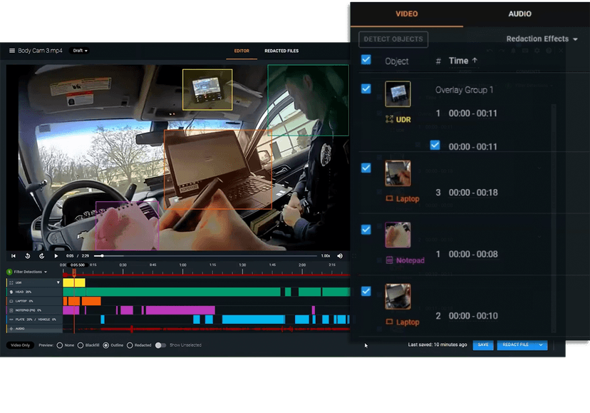 AI-Powered Video & Audio Redaction | Veritone Redact
